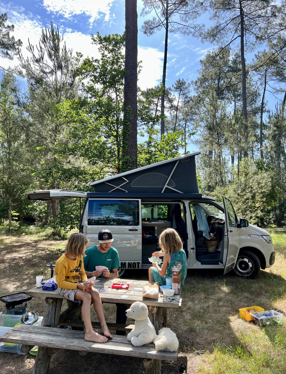 Séjour en van au camping Huttopia Landes Sud - TRIP AND TWINS